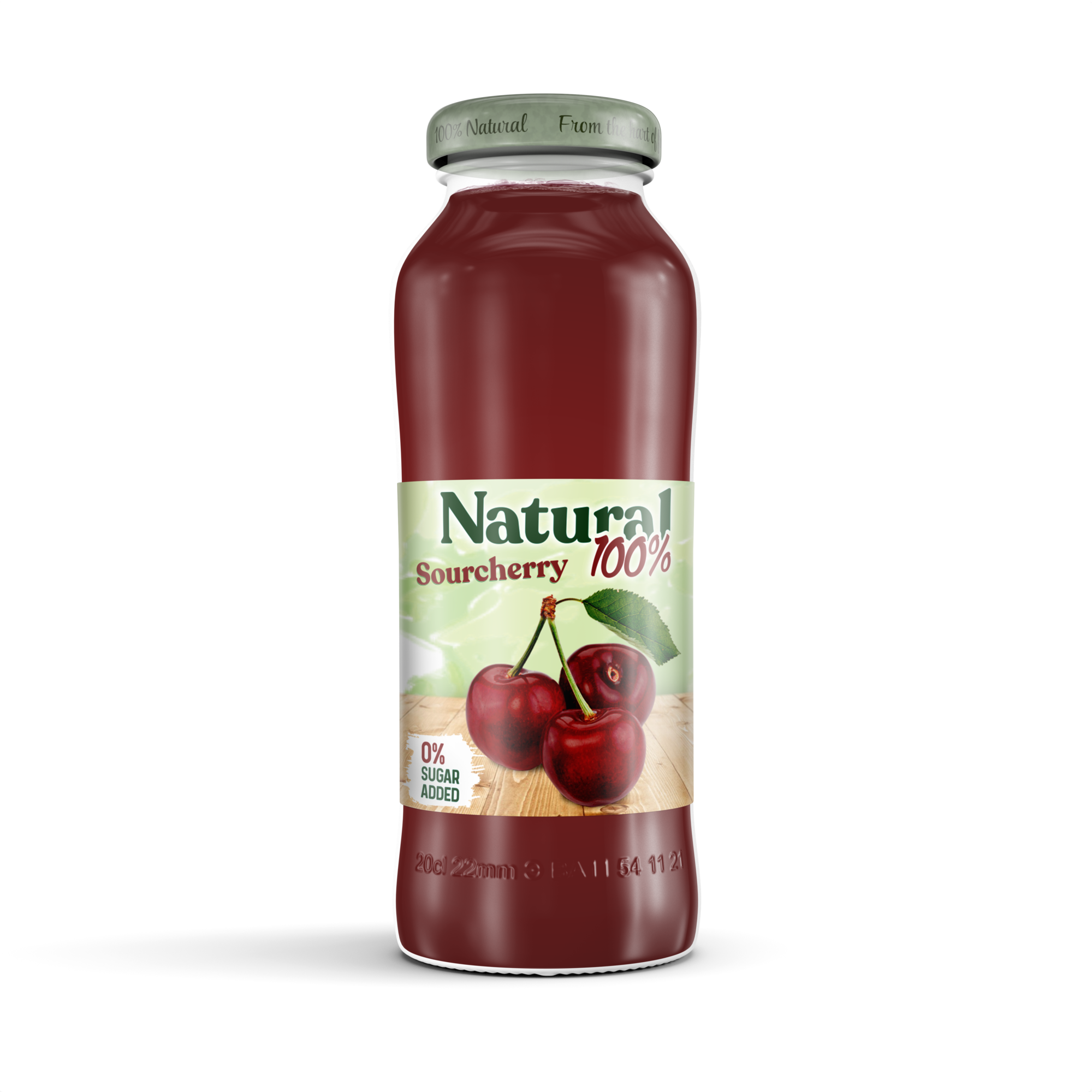 Natural 100% Kirsikka 200ml (12kpl) - Balkan Tukku verkkokauppa