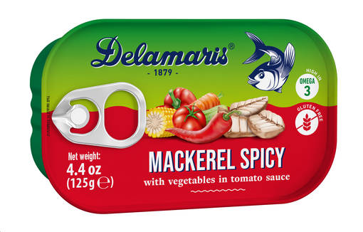 Delamaris Makrilli Spicy 125g (14kpl) - Balkan Tukku verkkokauppa